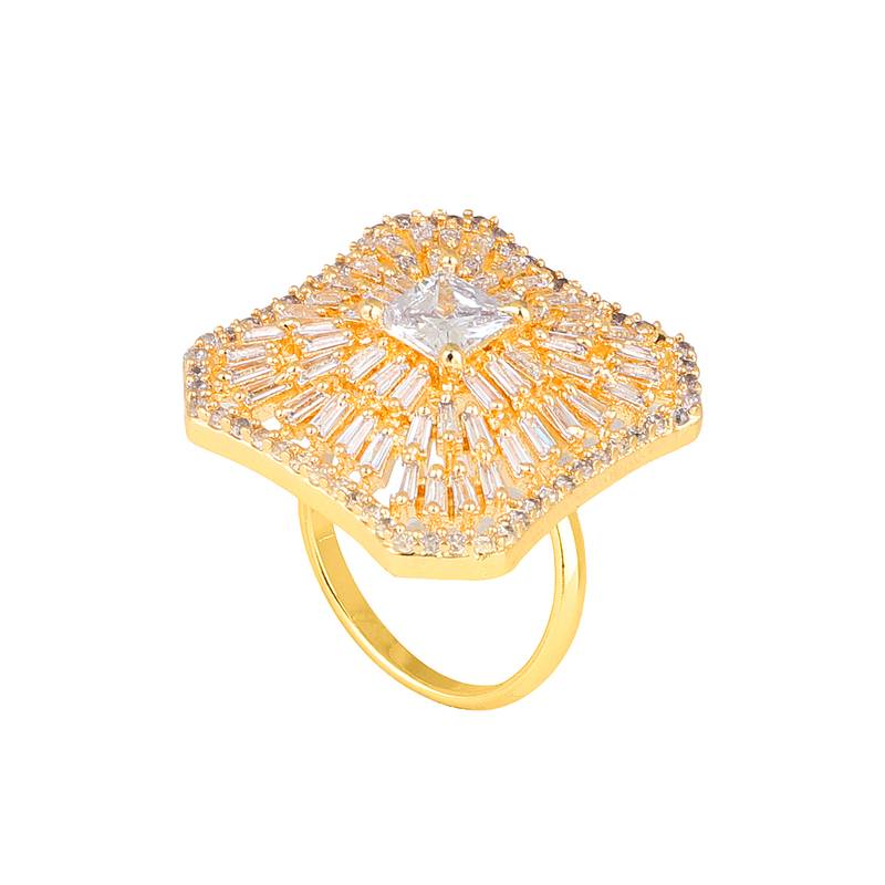 American Diamond Glass Bracket Work 1g Gold Plated Stylish Fancy free ...