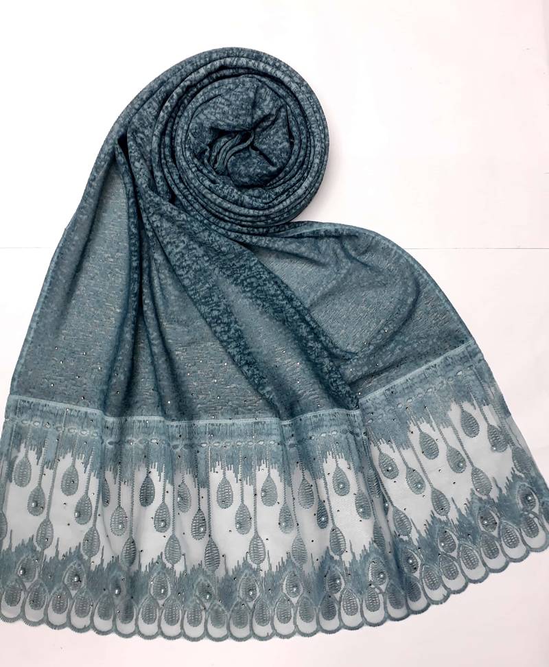 Multicolor lycra designer combo hijab stole for women - Mean Zoom - 2672220