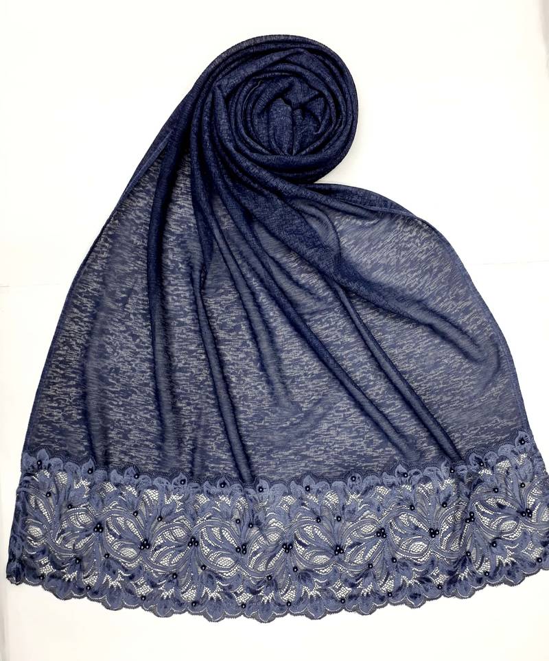 Multicolor lycra designer combo hijab stole for women - Mean Zoom - 2672242