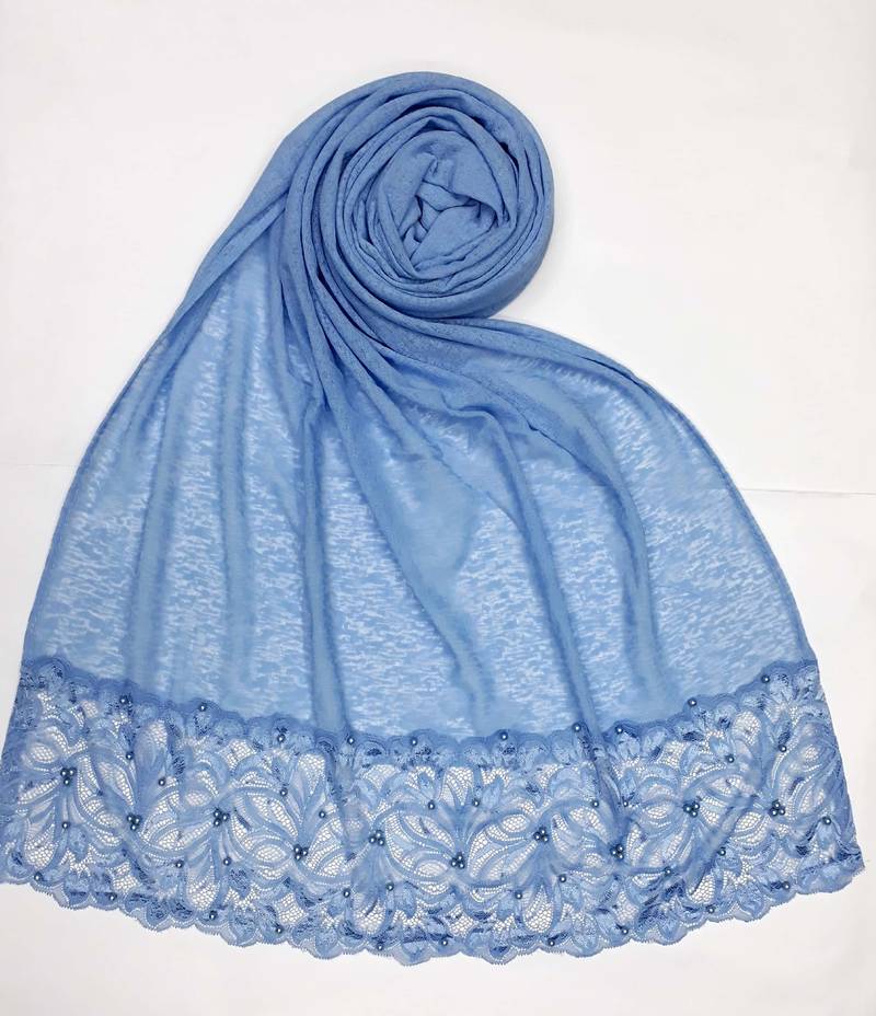 Multicolor lycra designer combo hijab stole for women - Mean Zoom - 2672242