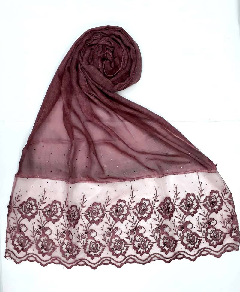 Multicolor cotton designer combo hijab stole for women - Mean Zoom ...