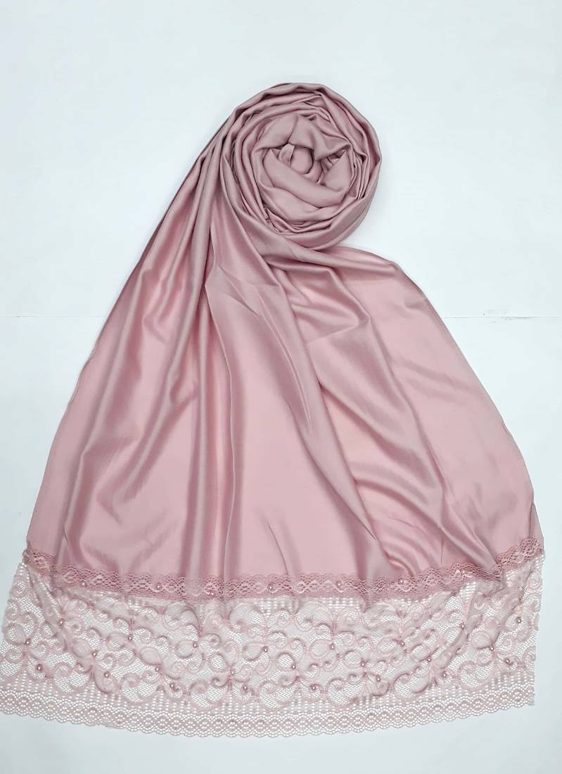 Multicolor Satin Designer Combo Hijab Stole For Women - Mean Zoom - 2672263