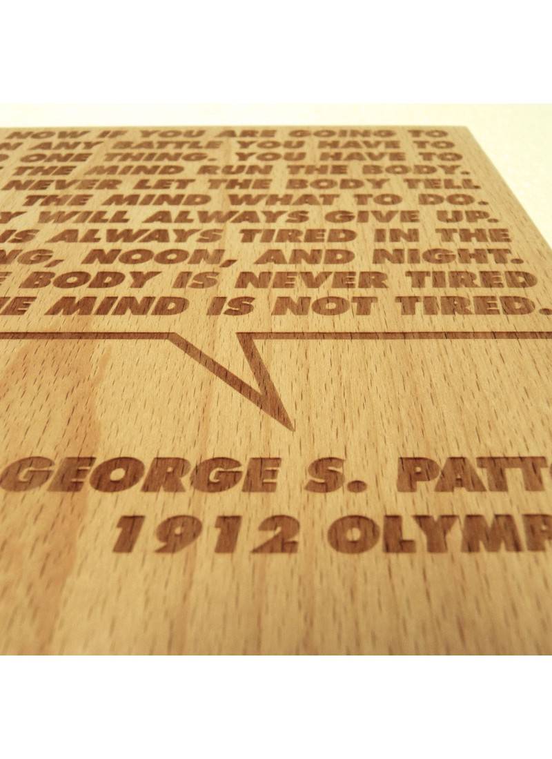 Motivational Marathon The Runner's Mind Engraved in Wooden Plaque by ...