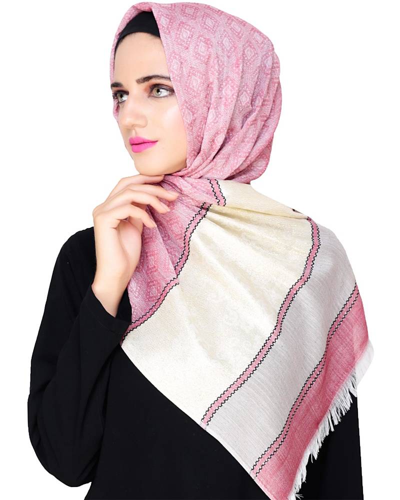 Multicolor plain Viscose Cotton hijab - Modest Forever - 2737588