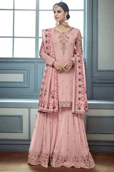 Silk-Georgette Salwar Suits Online | Buy Georgette Salwar kameez @ best ...