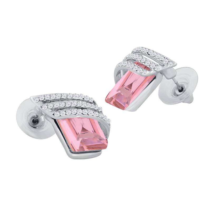 Pink crystal studs - the jewelbox - 2745674
