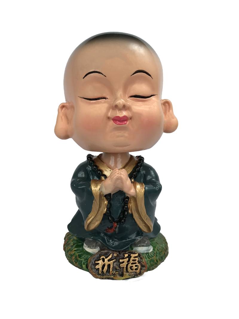 KSHIJU's Feng Shui Wealth Inviting Bobblehead Buddha Monk - KSHIJU ...