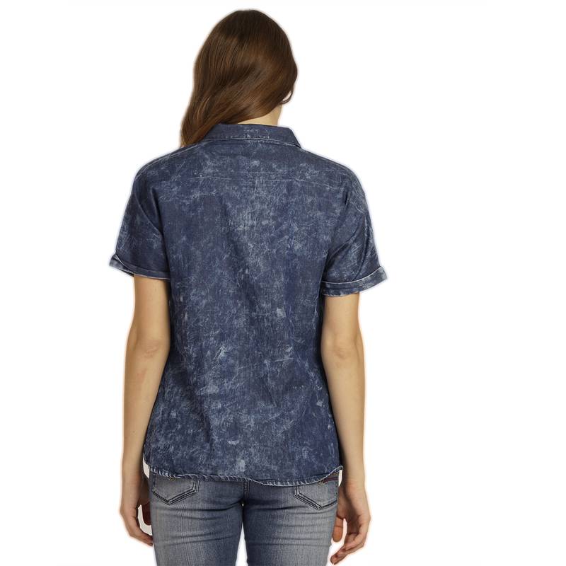Blue plain cotton long-tops - BKind - 2762239