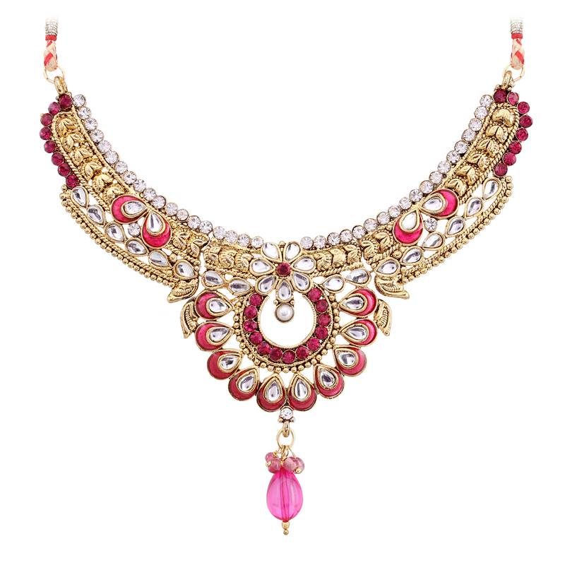 Pretty Pink Necklace Set - Vendee Fashion - 372953