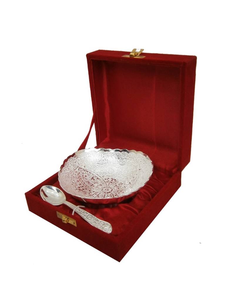Designer pudding set made of brass available in 4'' size each with ...