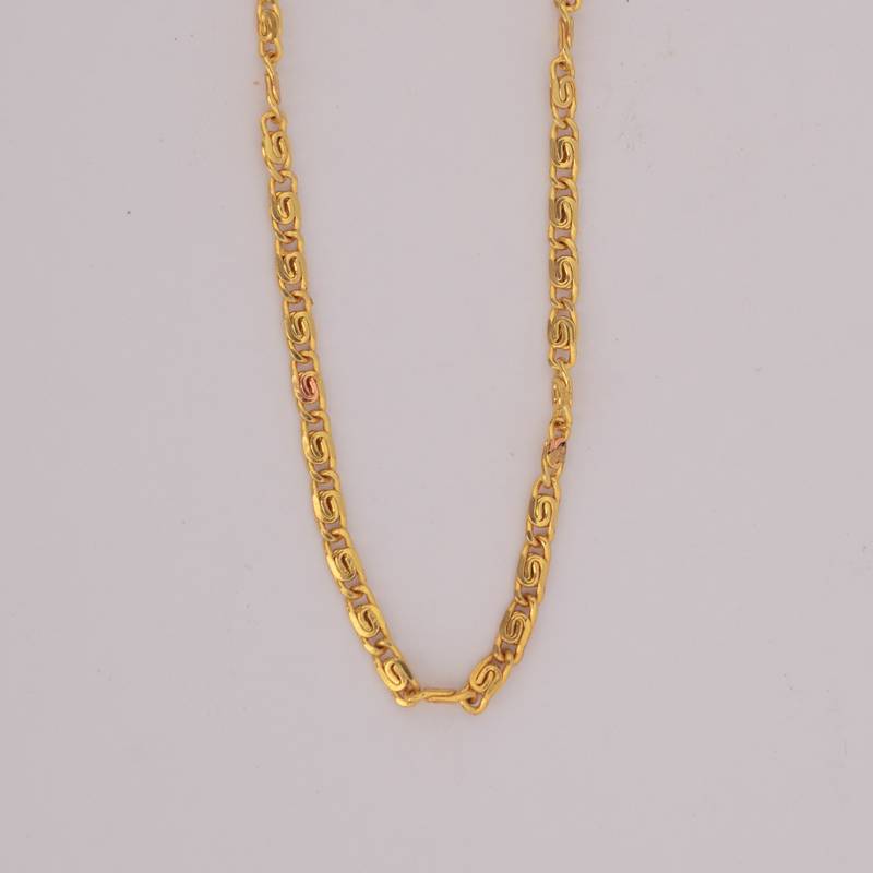 Lovable Gold Colored Daily Wear Chain - getjewelified - 374083