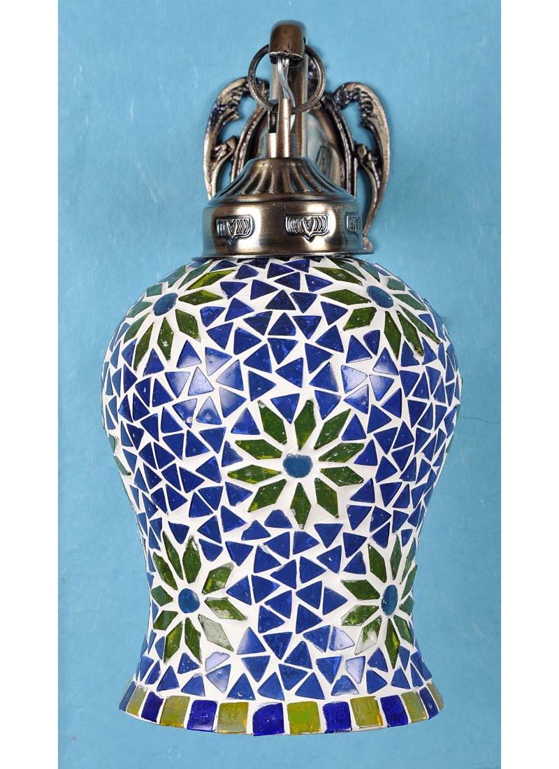 Decorative Enterenc Handmade Glass Wall lamp Pendant 10 X 9 Inches ...