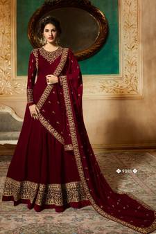 Semi-Stitched Suits Designs - Buy Semi Stitched Salwar Suits Online India