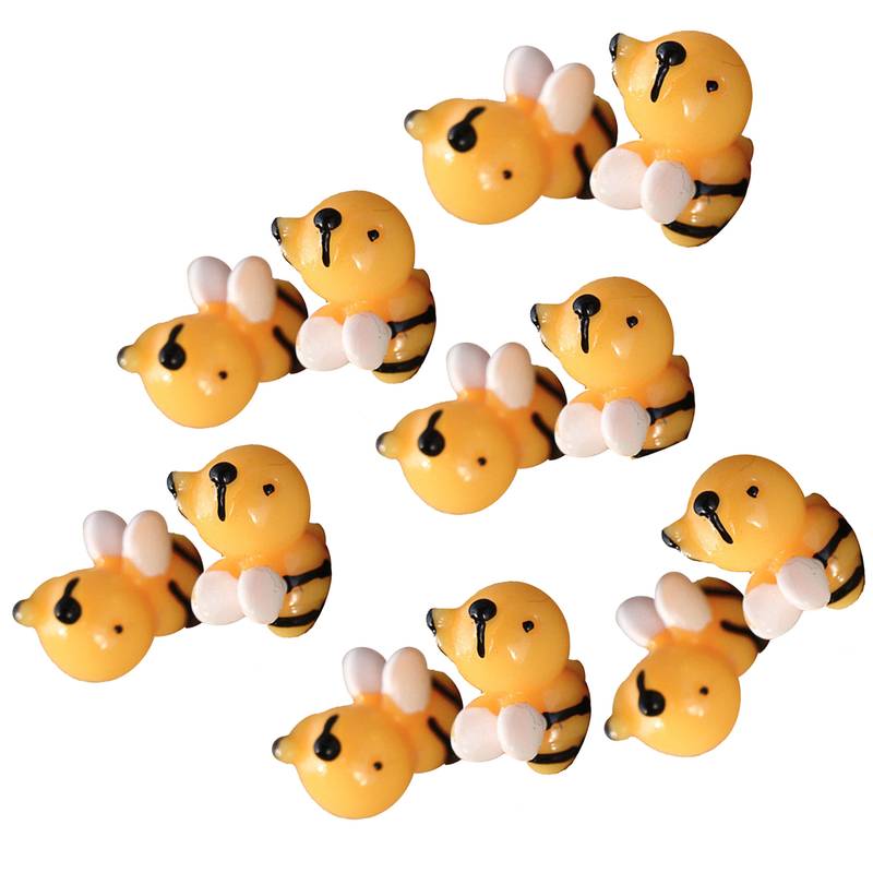 Yellow Cute Honey Bee Garden Toy Showpiece Set Of 12 - Aapno Rajasthan ...