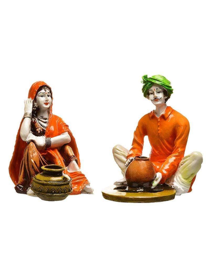 Karigaari India Handcrafted Traditions of Rajasthani Lady with Water ...