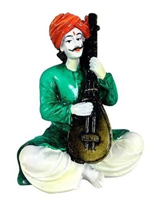 Karigaari India Rajasthani Man Playing Veena - Karigaari India - 2801875