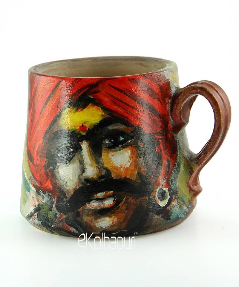 Handmade Dhangar Face Design Terracotta Idols And Figurines/Home Decor ...