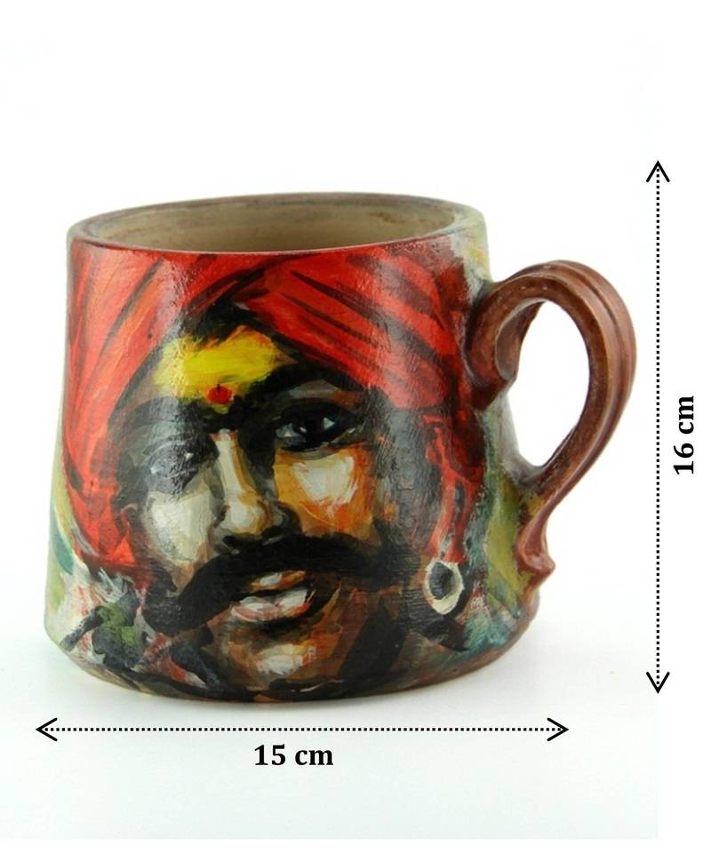 Handmade Dhangar Face Design Terracotta Idols And Figurines/Home Decor ...