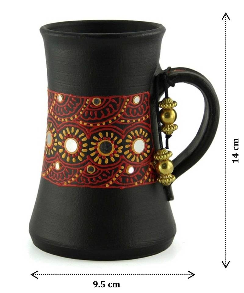 Handmade 3D Work Terracotta Pot Set Idols And Figurines/Home Decor ...