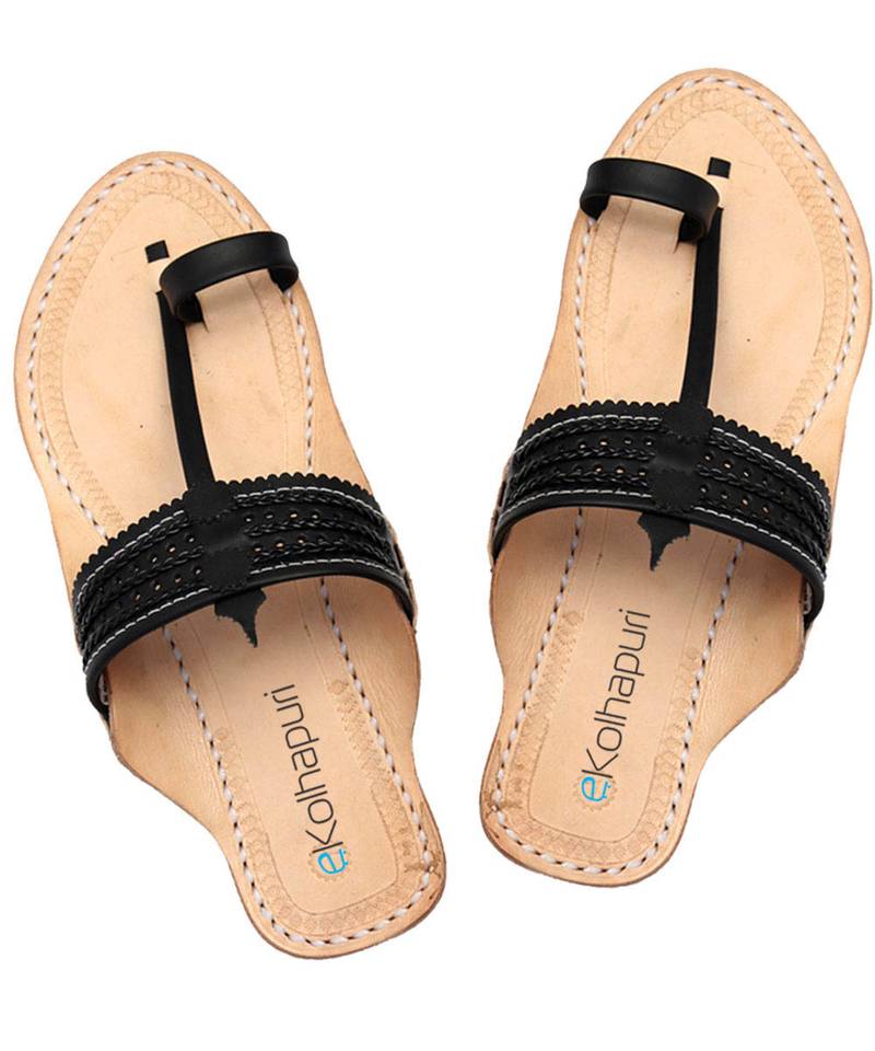 Handmade Authentic Genuine Leather Attractive Ladies Chappal - KALAPURI ...