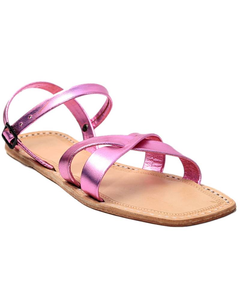 Handmade Authentic Genuine Leather Exceptional Pink Cross And Back ...