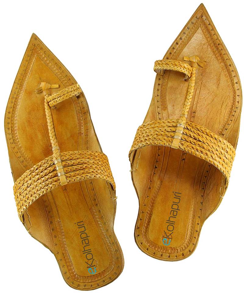 Light Yellow Maharaja Style Six Braided Authentic Handmade Genuine ...