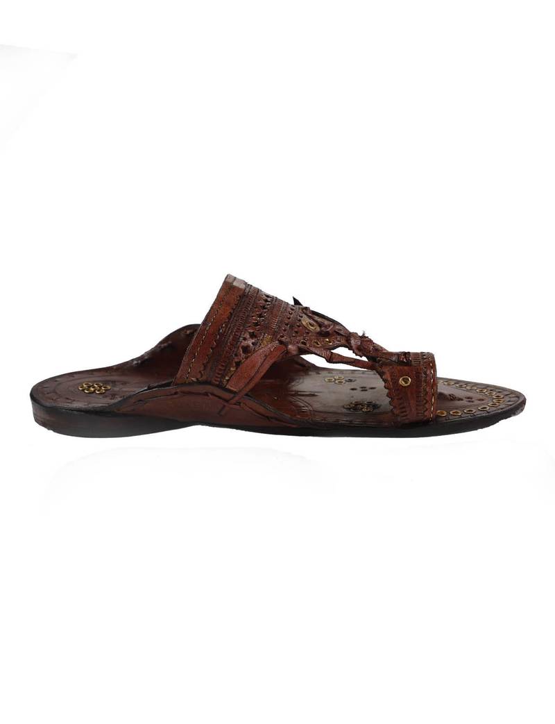 Handmade Authentic Genuine Leather Kolhapuri Chappals For Men ...