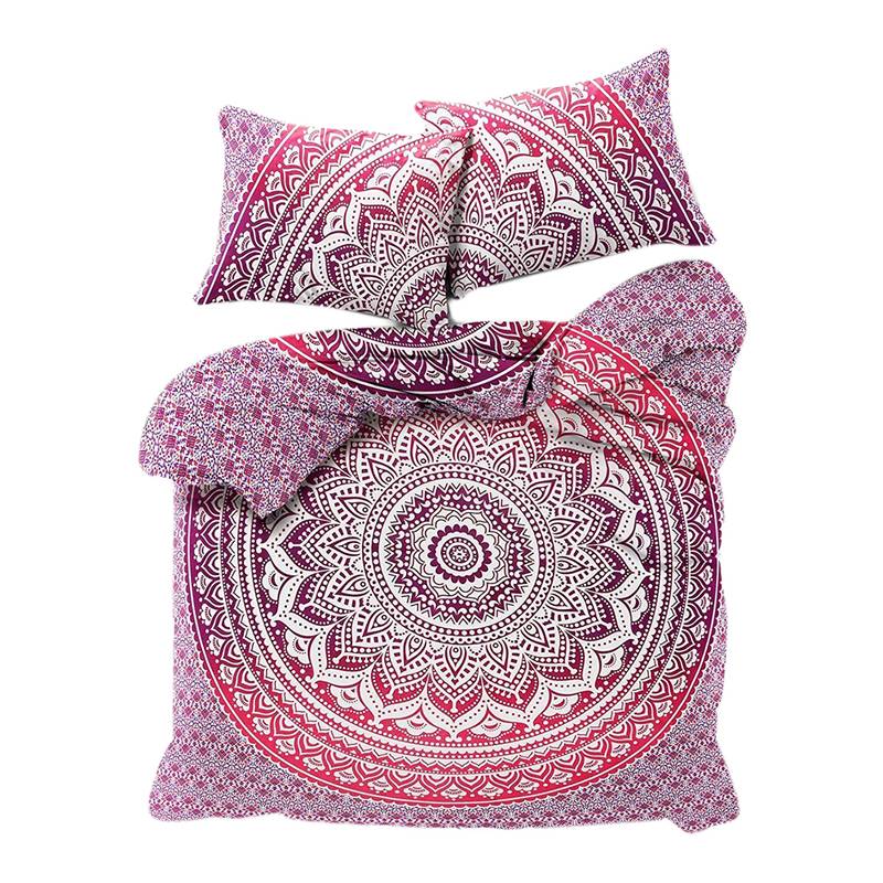 Indian Handmade Mandala Comforter Cover Double Bedding Throw Indian ...