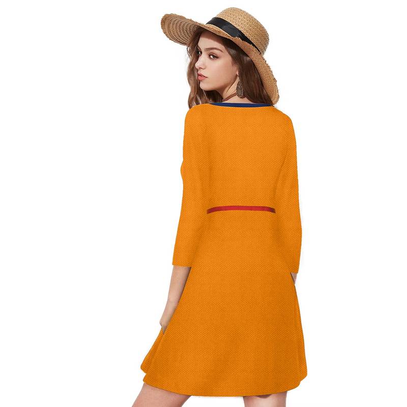 Yellow plain us polo dress - imperial kurti - 2824342