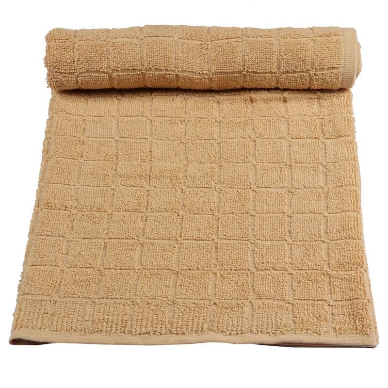 Checkers Cotton Beige Ladies Towel 24 X 48 inch GSM 280 - Softweave ...