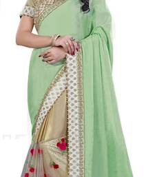 Green Embroidered Silk Saree With Blouse - Mahotsav E Solution - 2863803