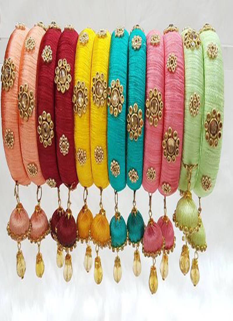 Pink bangles - JANKI CREATION - 2863835