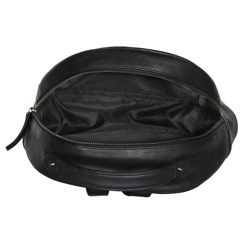 Lychee Bags PU Black Amy Backpack for Girls - Lychee bags - 2865630