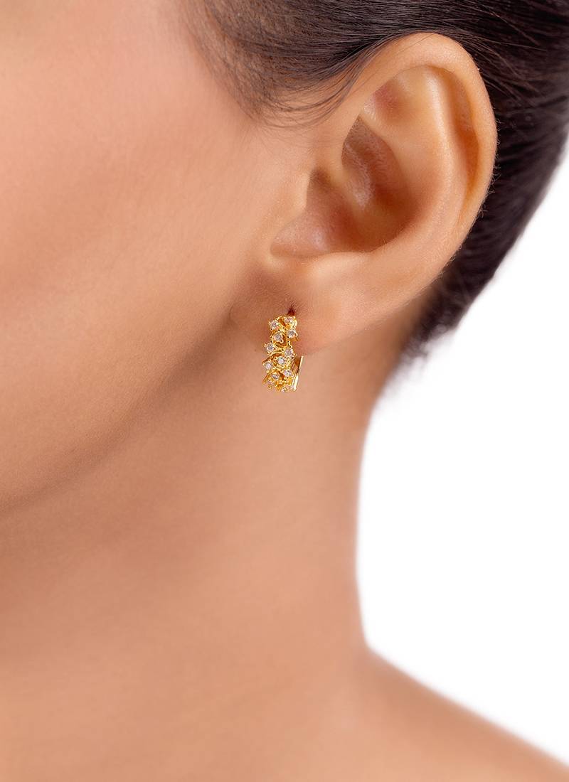 Cluster Setting Gems Earrings - Voylla - 2873220