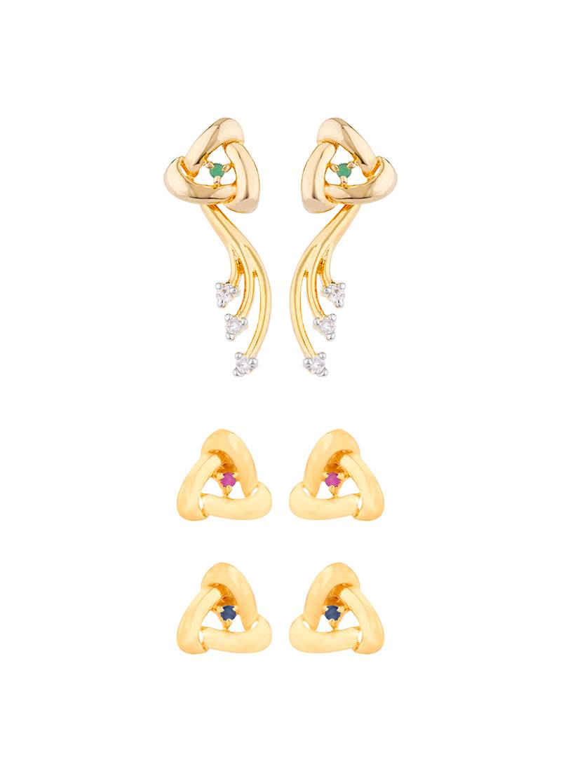 Twisted Generic Studs - Voylla - 2873273