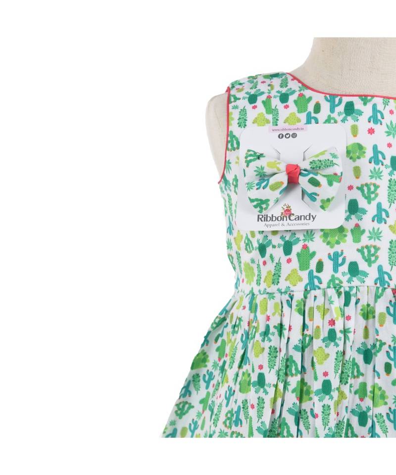 CACTUS CANDY - Sleeveless Keyhole Fit and Flare Dress - RIBBON CANDY ...