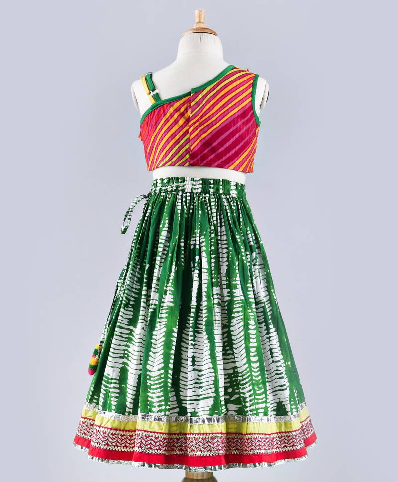 Twisha Stylish asymentrical choli with Ruffle with designer lehenga ...