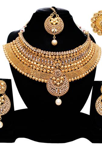 Gold Color Jewellery Online | Buy Gold Jewelry Colours for Women in India