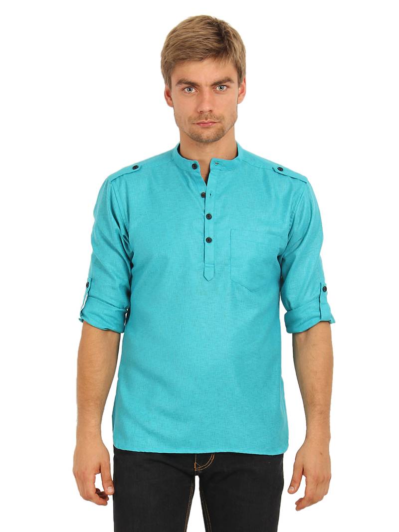 Svanik Men's Casual Short Kurta - Svanik - 2933016