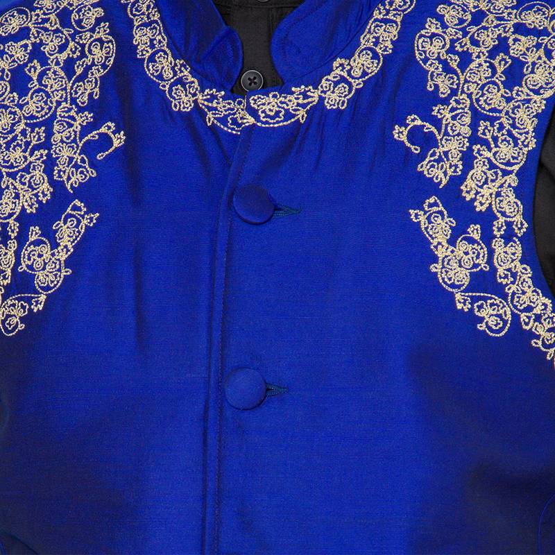 Svanik Waistcoat Kurta Pyjama Set - Svanik - 2933033