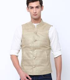 Svanik Light Gold Waistcoat - Svanik - 2933357