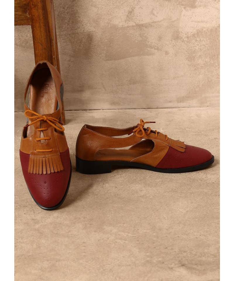 Red brogues - CRAVE CONNECT - 2934872