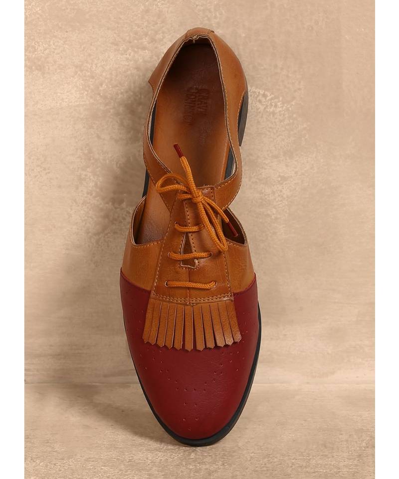 Red brogues - CRAVE CONNECT - 2934872