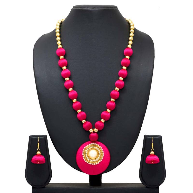 Pink necklace-sets - Jaipur Mart - 2962921