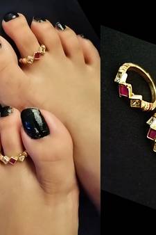 Shop Indian Toe Rings, Jodavi Designs Online for Women | Mirraw