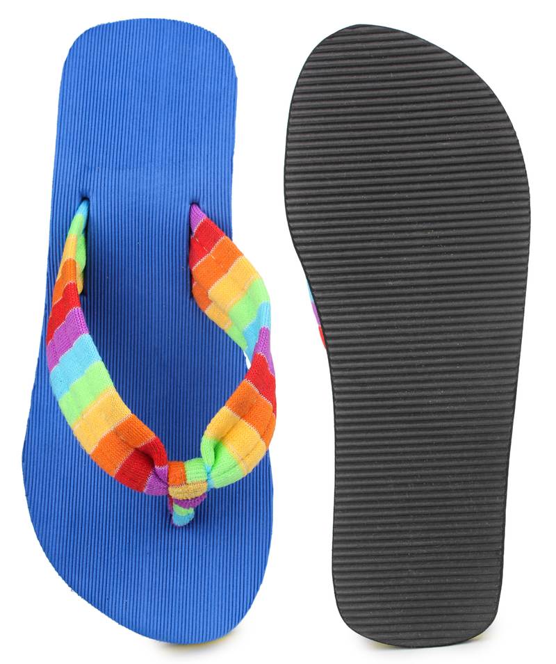 multicolor synthetic Flip Flops For Women - Do Bhai - 3026404
