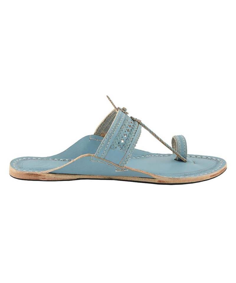Sky Blue Women Sandals - KORAKARI - 3045677