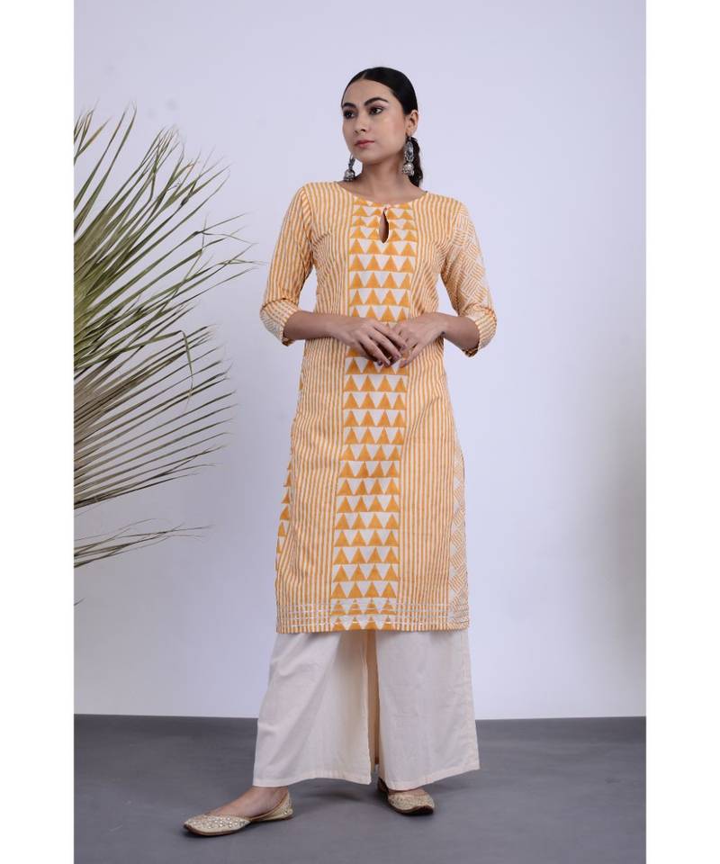 Shree Cotton Hand Block Set two - Free Living - 3088766