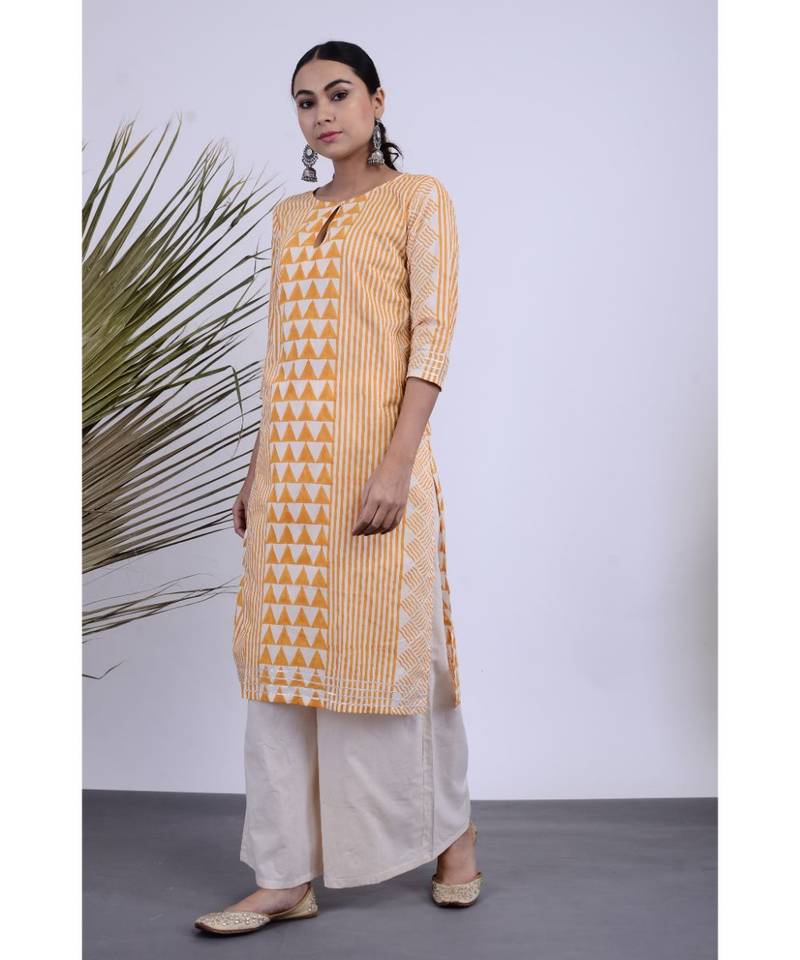 Shree Cotton Hand Block Set two - Free Living - 3088766