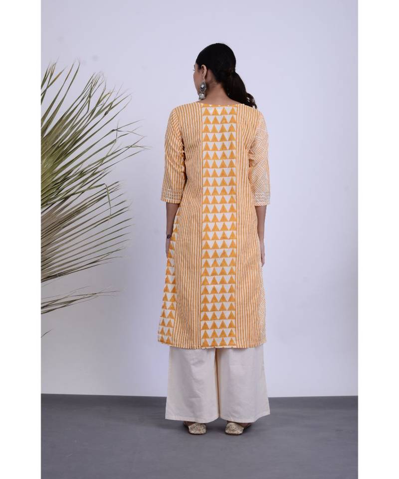 Shree Cotton Hand Block Set two - Free Living - 3088766